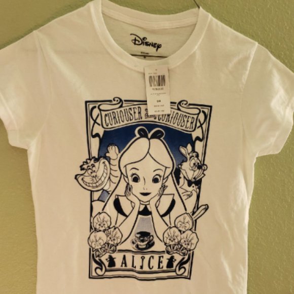 Disney | Tops | Disney Apparel Alice In Wonderland S Nwt | Poshmark